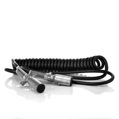 CABLE ELECTRICO ESPIRAL PARA CARRETA 7 PINES 15 PIES BRAZO LARGO 72" 24 ...